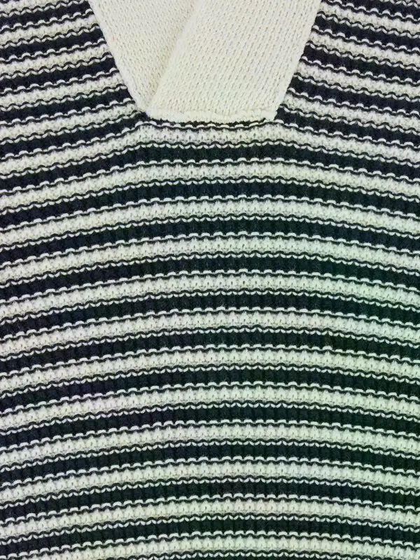 KANGRA Striped Polo Shirt - Blue