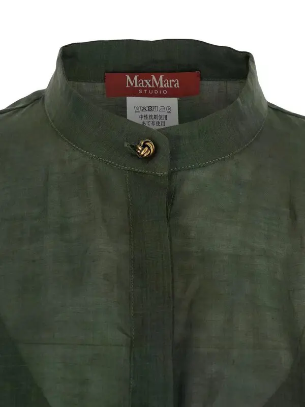 Max Mara Long-sleeved Cotton Shirt