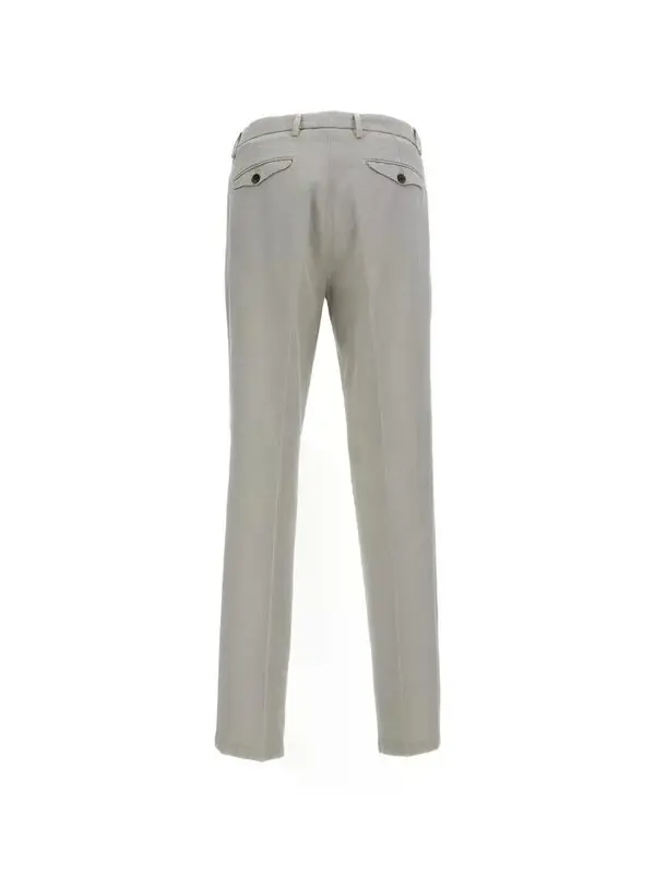 BRIGLIA 1949 Buttoned Pleated Trousers - Grey