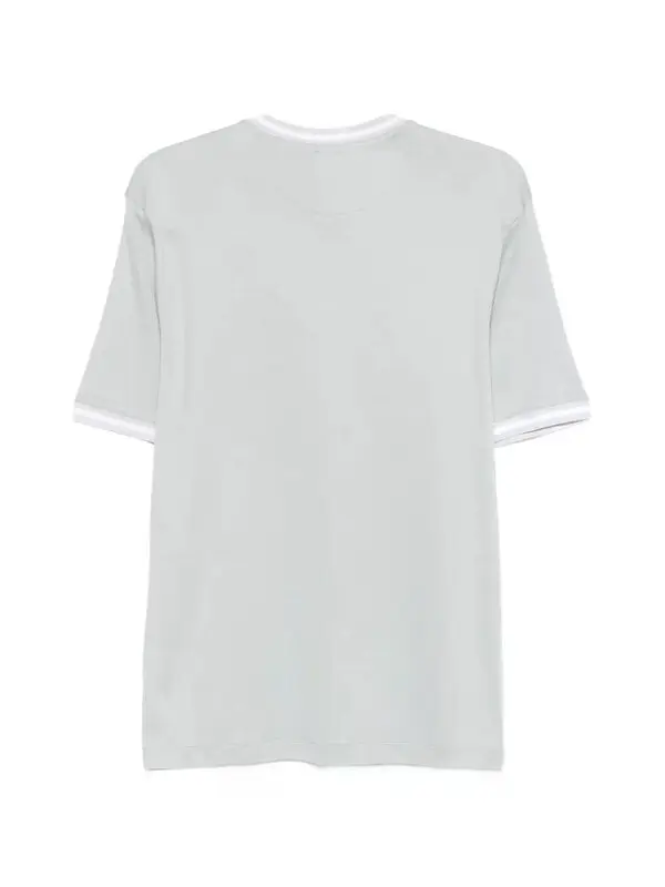 Eleventy Short Sleeves Ringer T-shirt - Grey