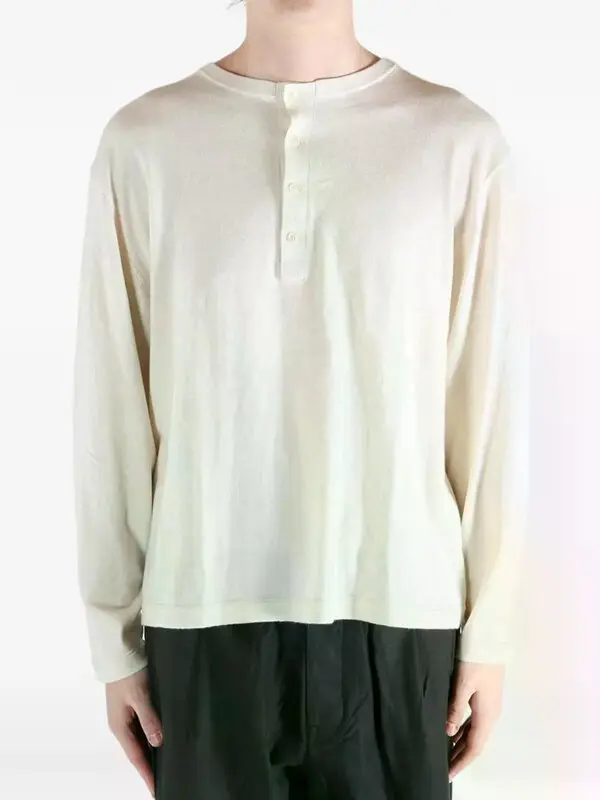 Extreme Cashmere Buttoned Sweatshirt
