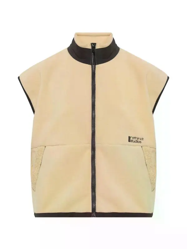 RETHINKIT STUDIOS Zip-up Gilet - Neutrals