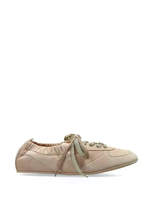 Agl Sueded Lace-up Sneakers - Pink