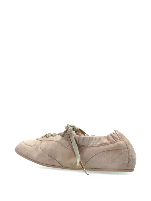 Agl Sueded Lace-up Sneakers - Pink