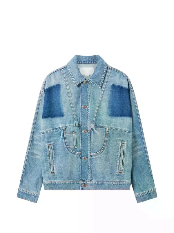 Stella McCartney Paneled Cotton Jacket - Blue