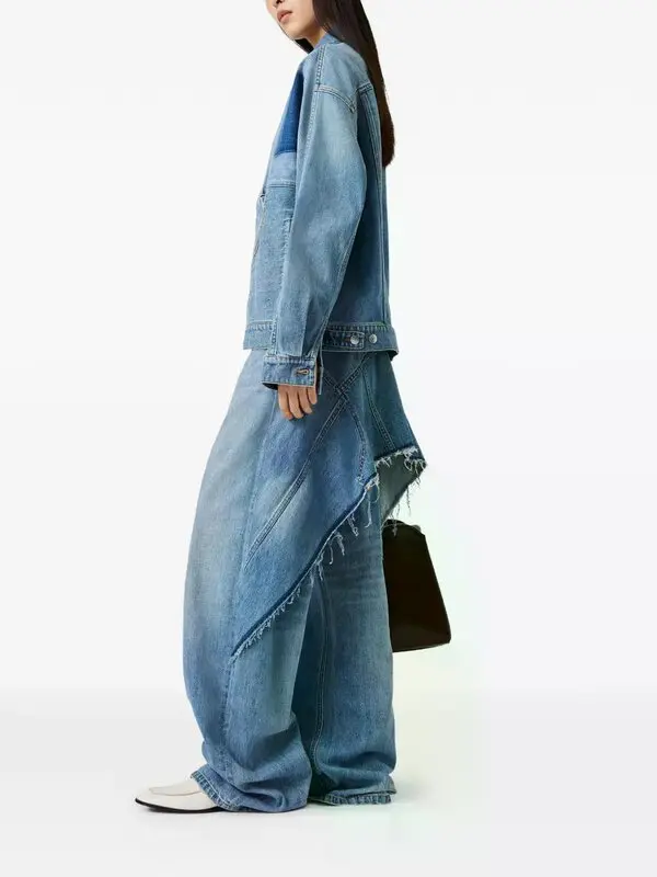 Stella McCartney Paneled Cotton Jacket - Blue