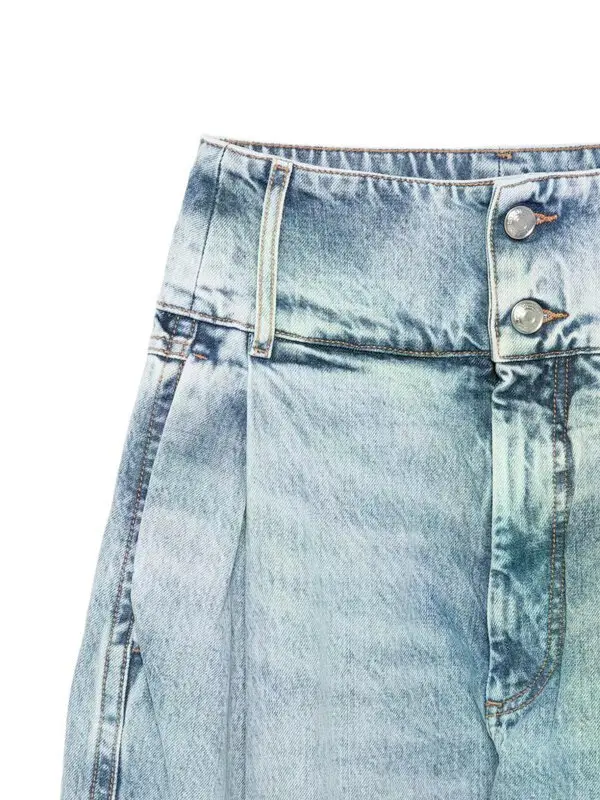 Sportmax Pleated Wide-leg Jeans