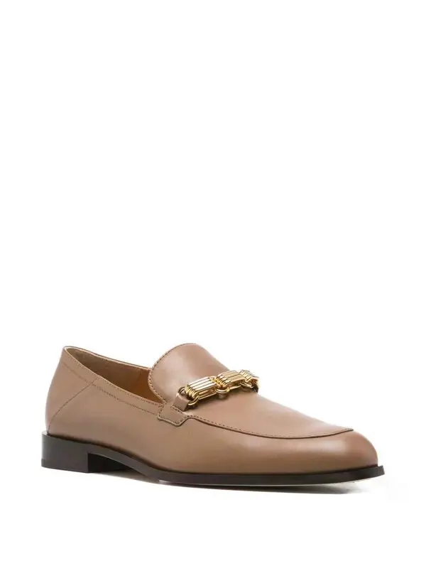 TOD'S Chain Detail Loafers - Neutrals