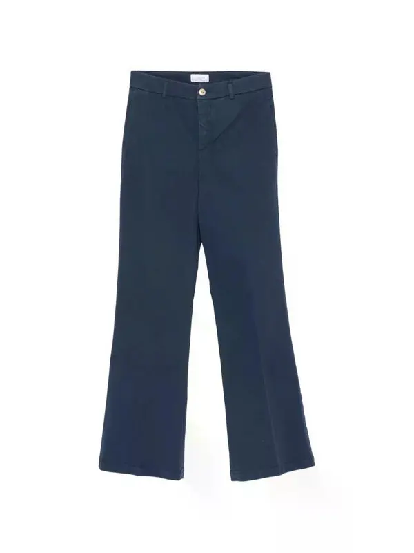 40WEFT Thea Zip-up Straight Trousers - Blue