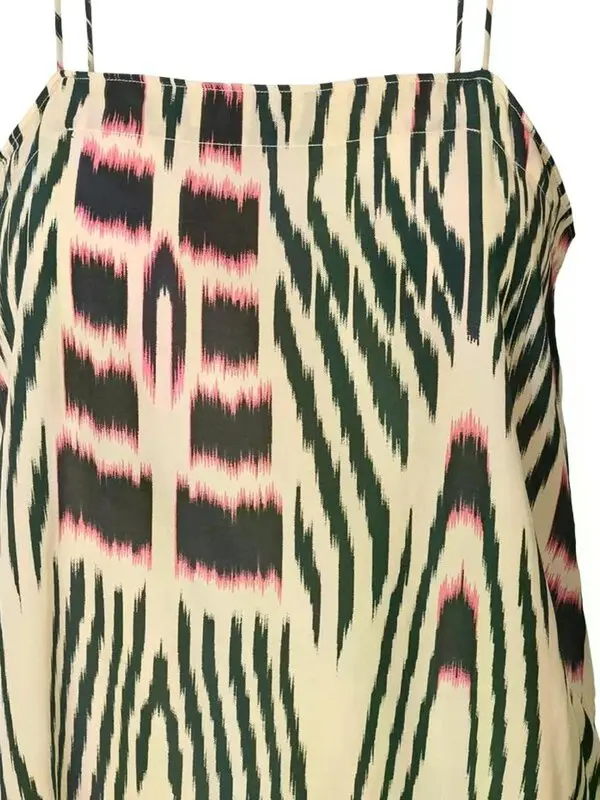 RABENS SALONER Karis Patterned Tank Top