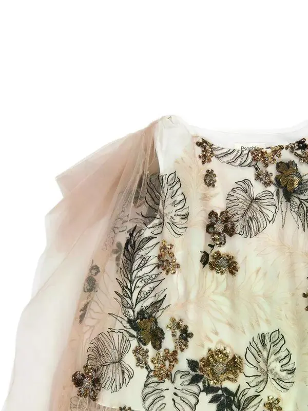 PSOPHIA Floral-embellished Blouse