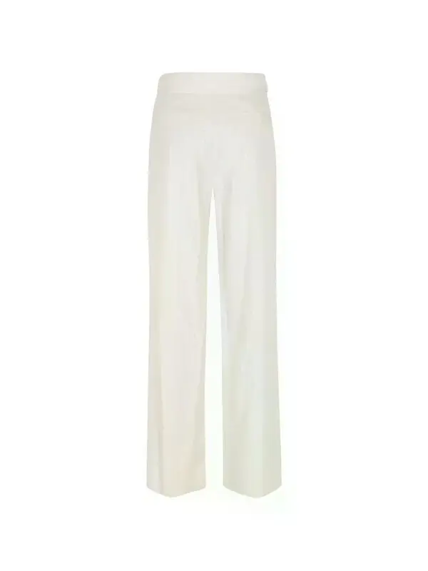 ERMANNO FIRENZE Pinstripe Pleated Trousers - Neutrals