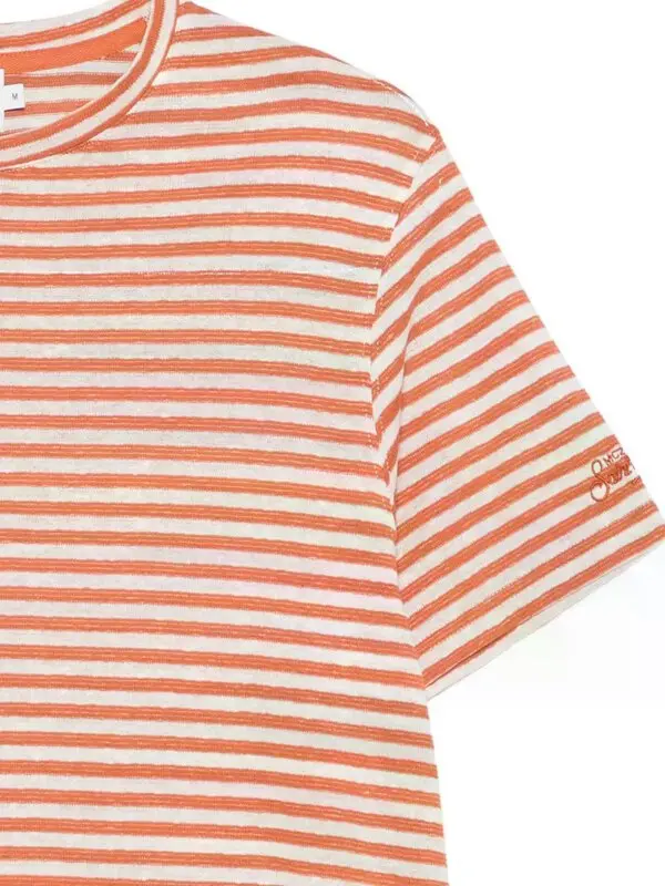 MC2 SAINT BARTH Dover Striped T-shirt - Orange