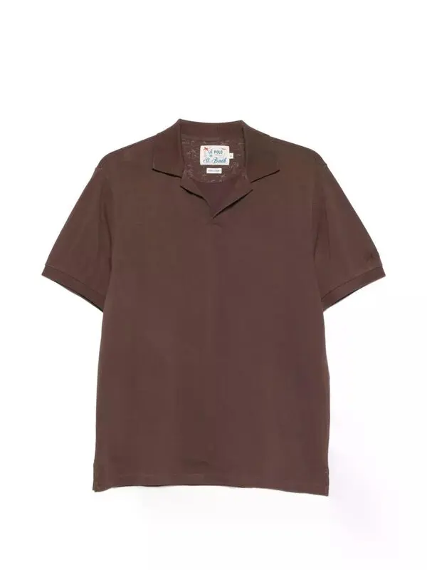 MC2 SAINT BARTH Charles Short-sleeve Polo Shirt - Brown