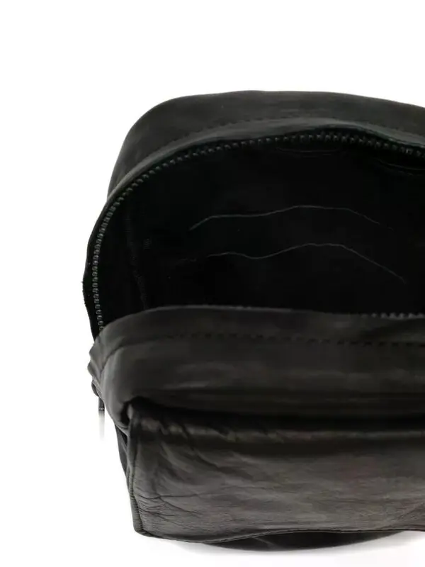 Yohji Yamamoto Scratch Leather Messenger Bag