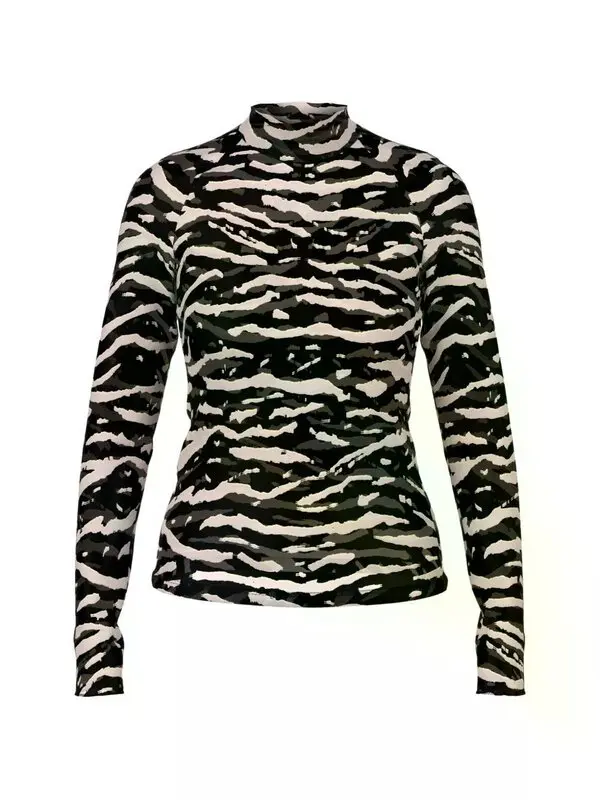 MARCCAIN Animal-print T-shirt - Black