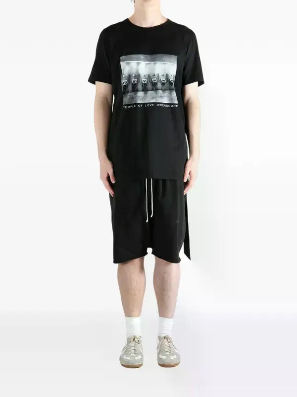 Rick Owens Graphic T-shirt - Black