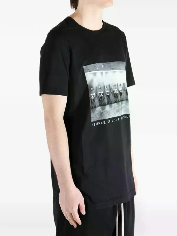 Rick Owens Graphic T-shirt - Black