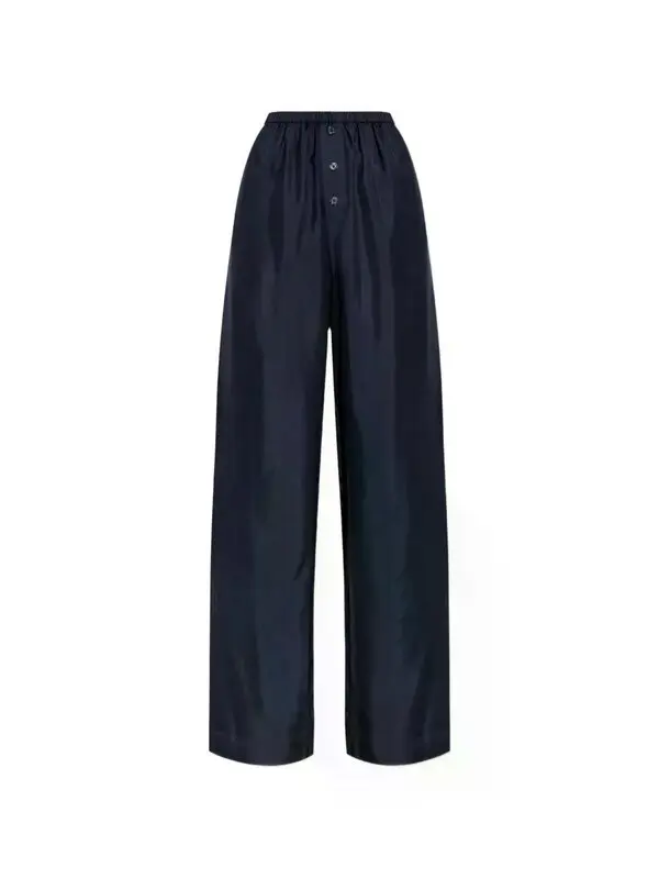 RÓHE Silk Trousers - Blue