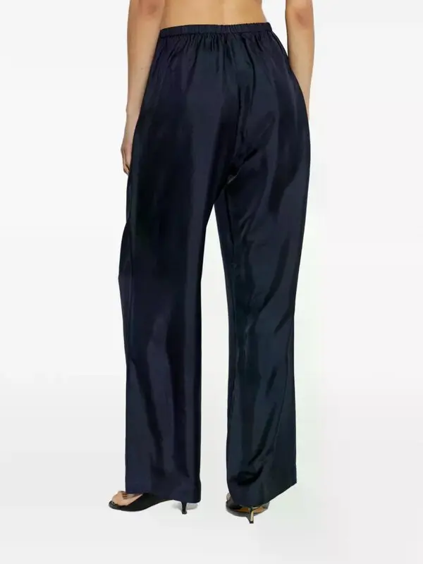 RÓHE Silk Trousers - Blue