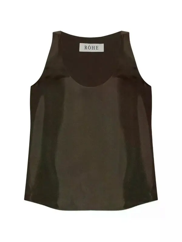 RÓHE Sleeveless Top - Brown