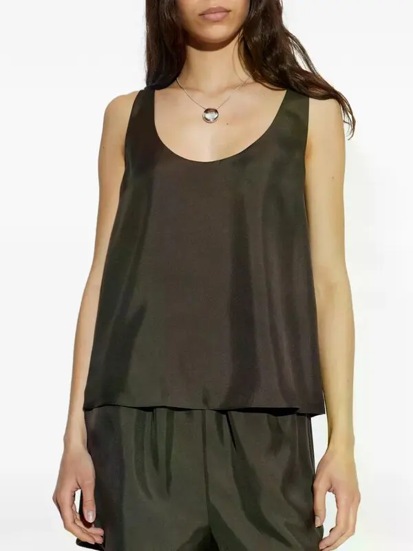 RÓHE Sleeveless Top - Brown