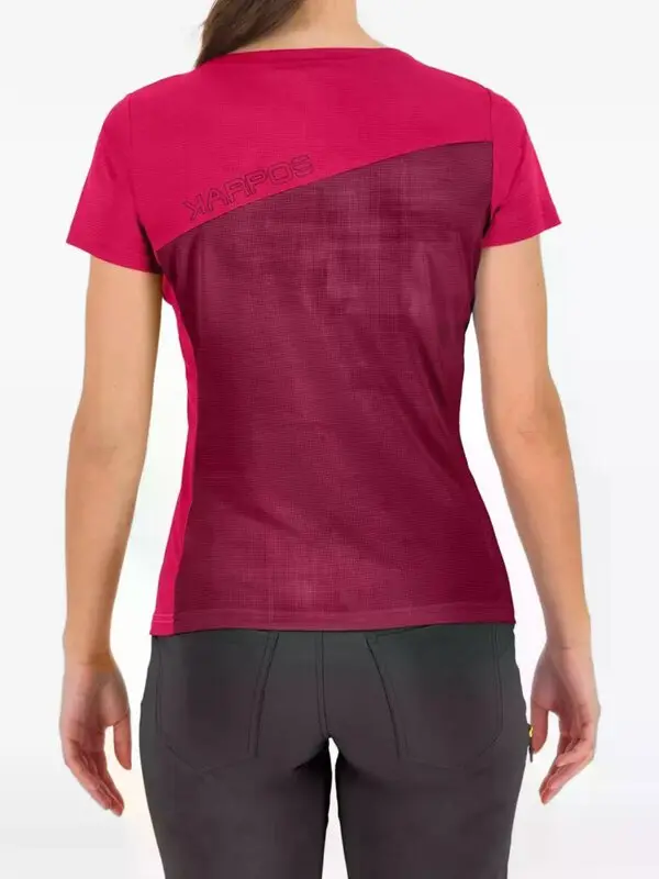 KARPOS Panelled V-neck T-shirt