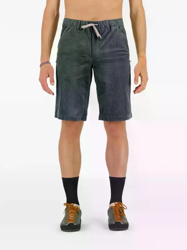KARPOS Corduroy Drawstring Shorts - Grey