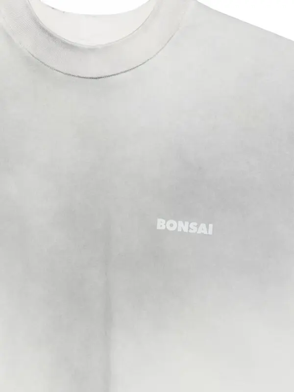 BONSAI Logo-print T-shirt - Grey