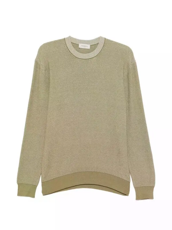 PIACENZA CASHMERE 1733 Crew Neck Sweater - Green