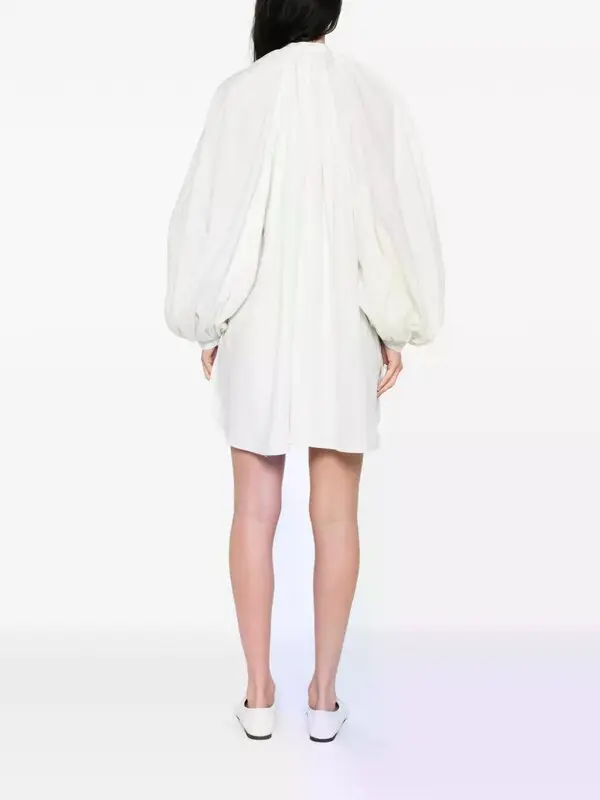 MARRAKSHI LIFE Balloon Sleeve Dress - White