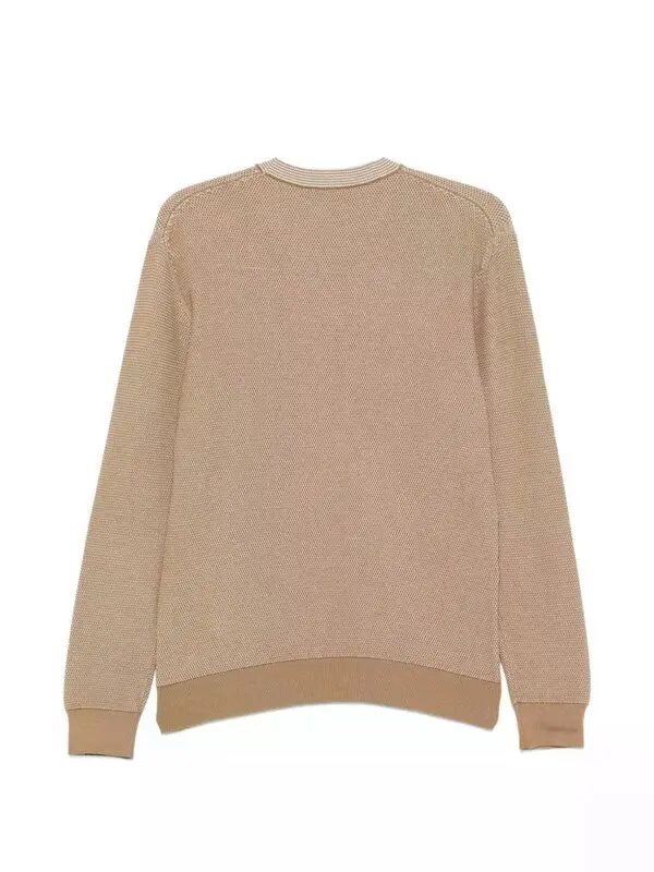 PIACENZA CASHMERE 1733 Patterned Crewneck Sweater