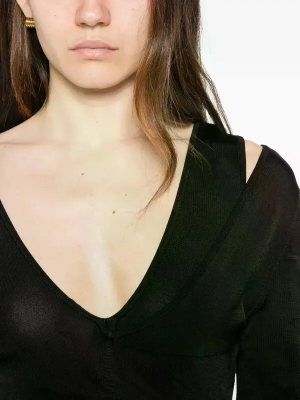 AYA MUSE V-neck Mini Dress