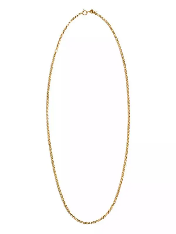 BY PARIAH 18k Yellow Gold Quartz Chain Necklace - Brown