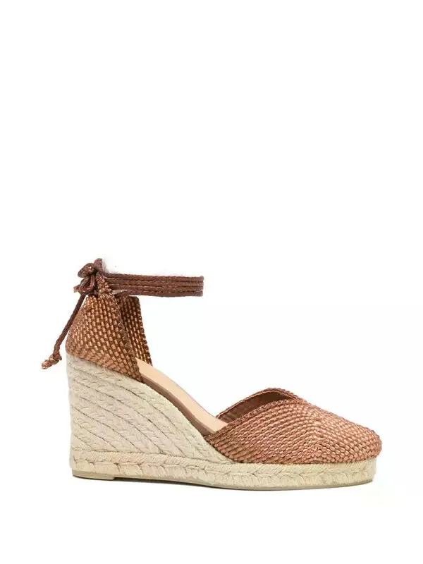 CastaÑer Cora Ankle-tie Espadrilles - Brown