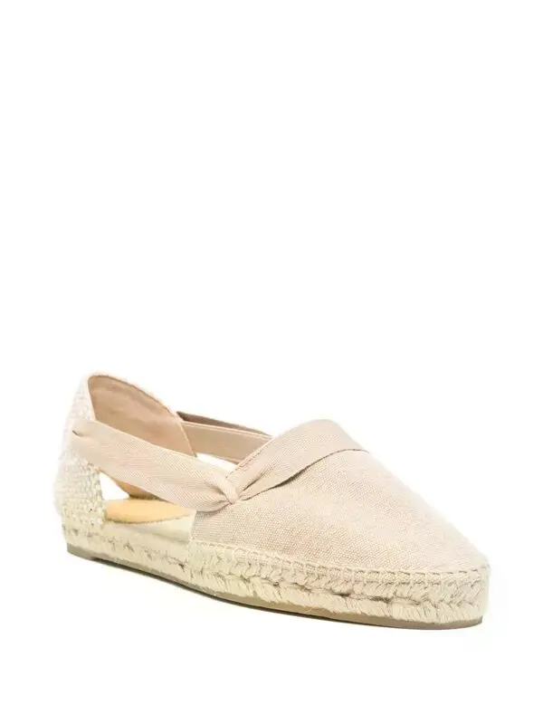 CastaÑer Kaia Cut-out Espadrilles - Neutrals