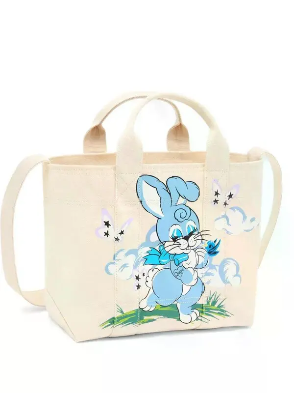 Kenzo Cartoon-print Tote Bag - Neutrals