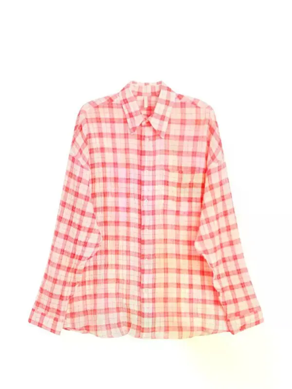 SUNFLOWER Checked Shirt - Pink