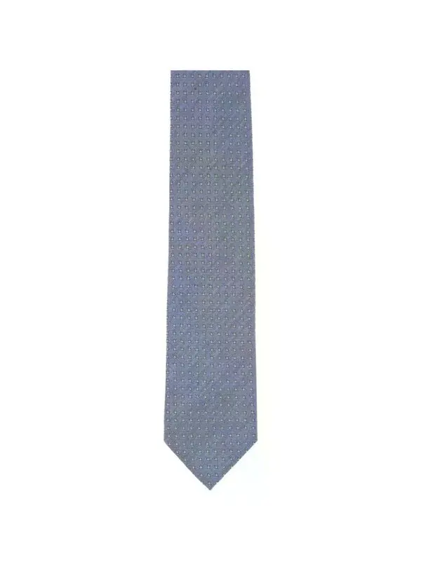 BARBA NAPOLI Dotted Necktie - Blue