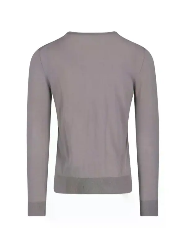 BALLANTYNE V-neck Sweater - Grey