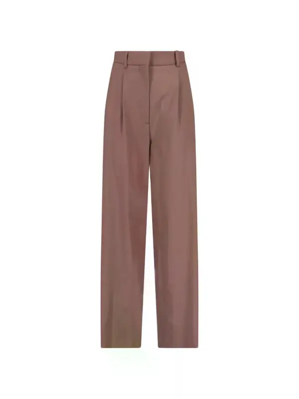 LARDINI Pleated Tailored Trousers - Brown