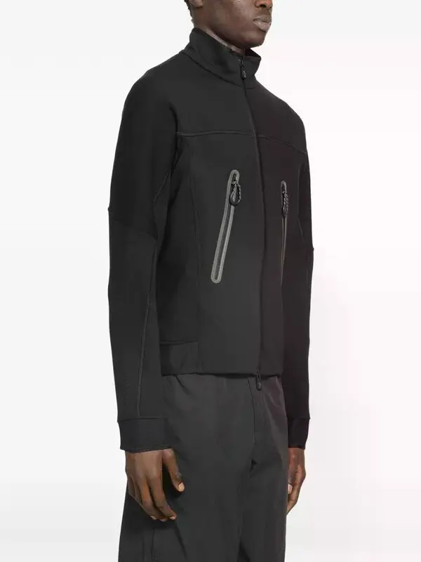 Moncler Zip-fastening Long-sleeve Sweatshirt - Black