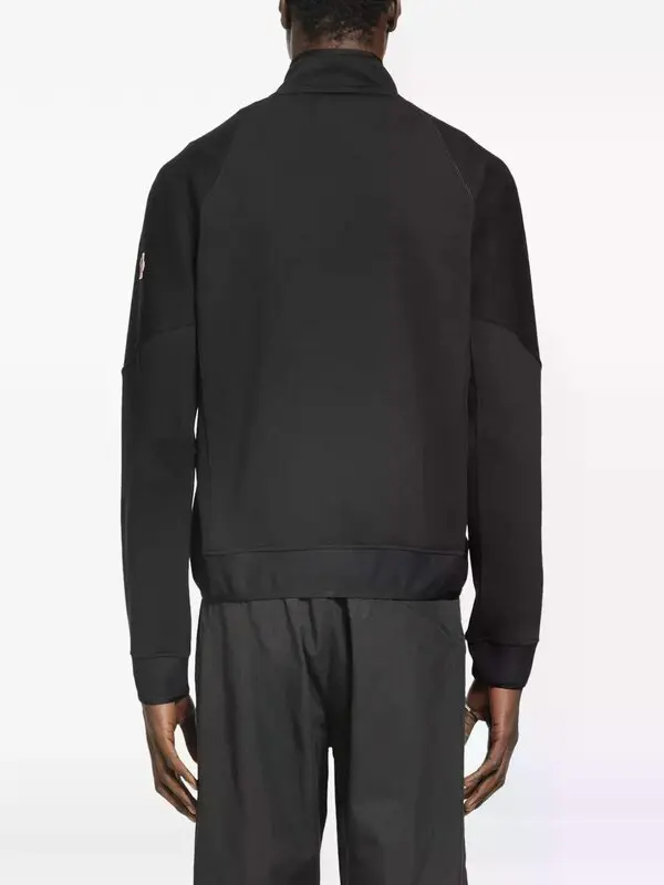 Moncler Zip-fastening Long-sleeve Sweatshirt - Black