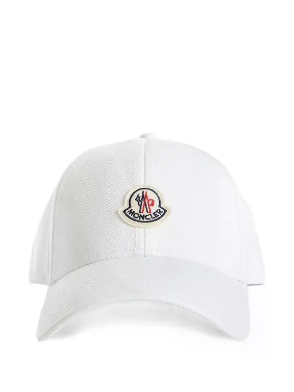 Moncler Logo-patch Baseball Cap - White