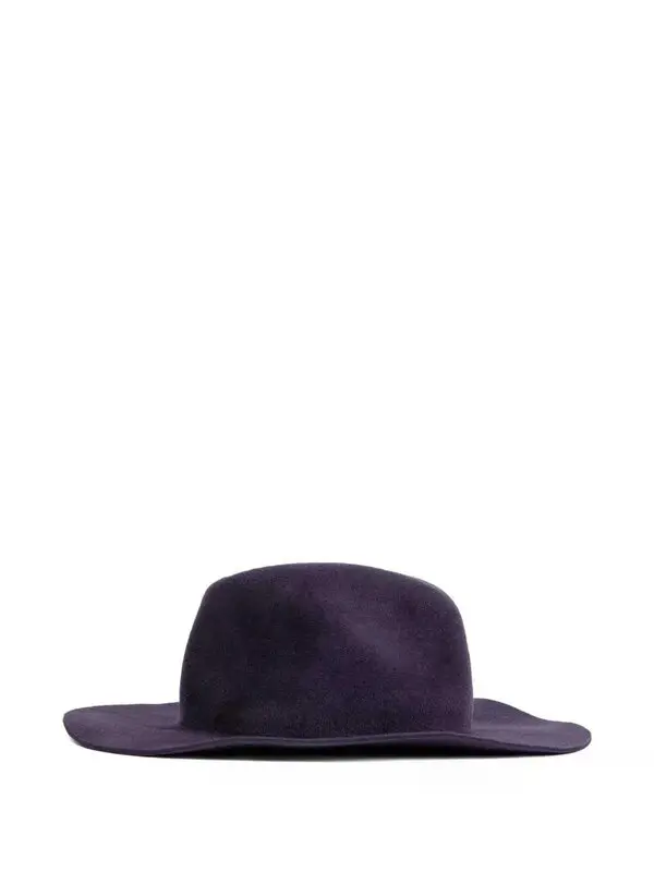 Yohji Yamamoto Wool-felt Crown Hat