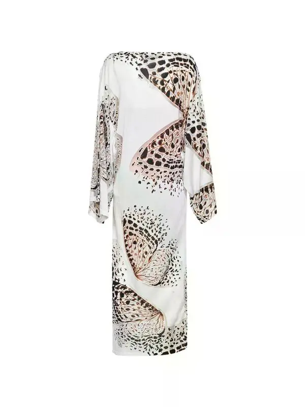 Blumarine Butterfly-print Shift Dress