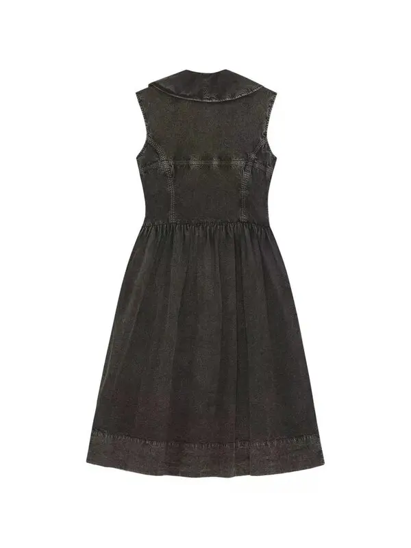 GANNI Zip-collared Mini Dress