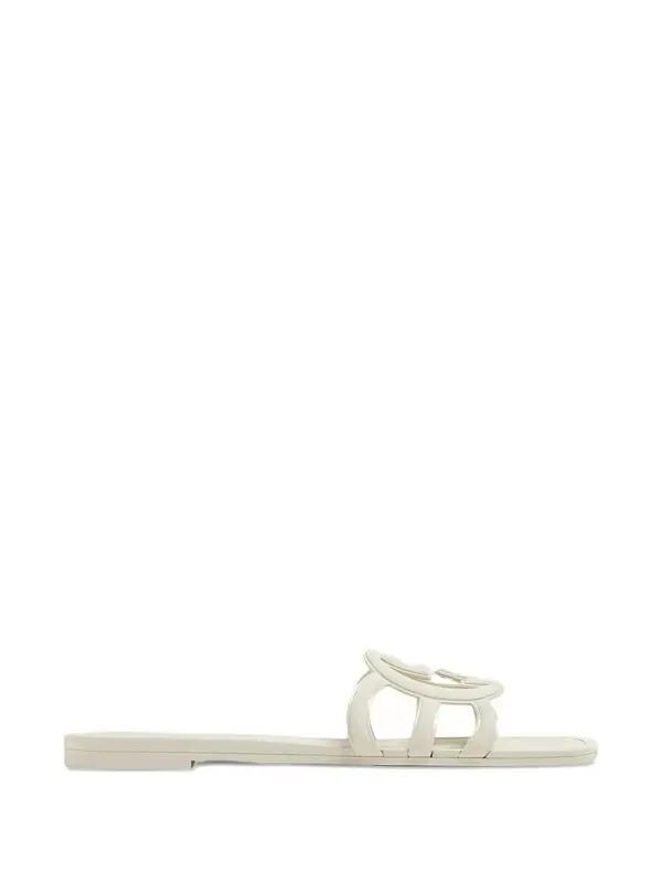 Gucci Interlocking-logo Sandals - Neutrals