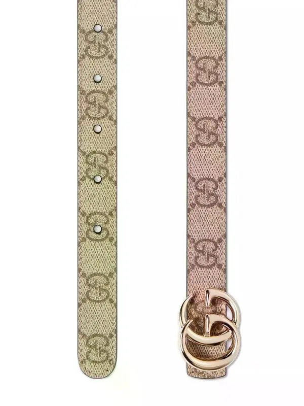 Gucci Gg Monogram Belt - Neutrals