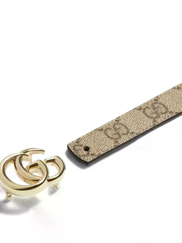 Gucci Gg Monogram Belt - Neutrals